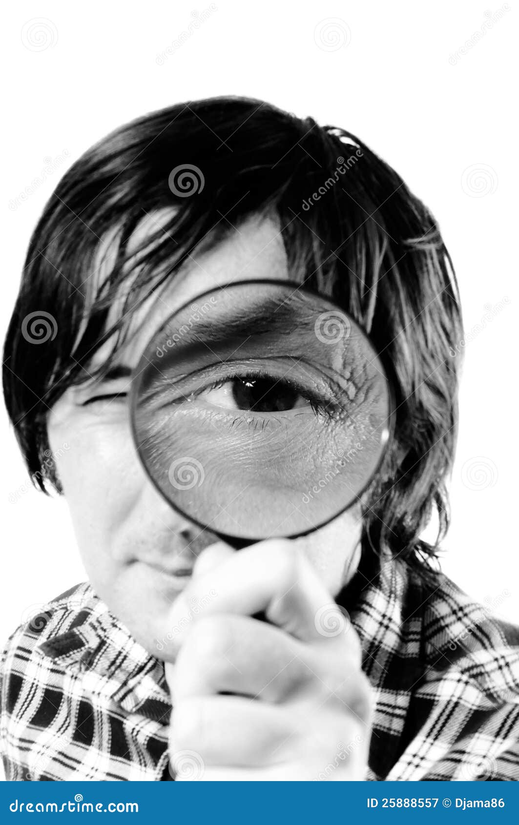 Watching stock image. Image of funny, holding, learning - 25888557