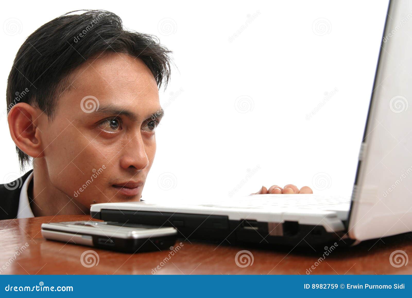 Watching computer stock image. Image of internet, looking - 8982759