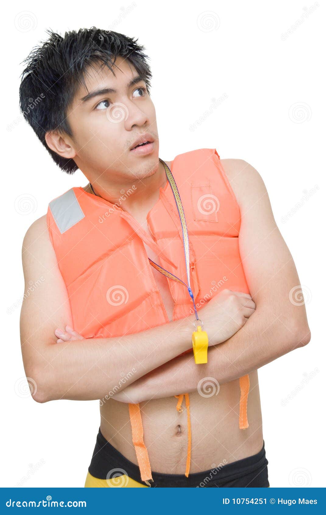 Watching lifeguard stock image. Image of attentive, lifejacket - 10754251