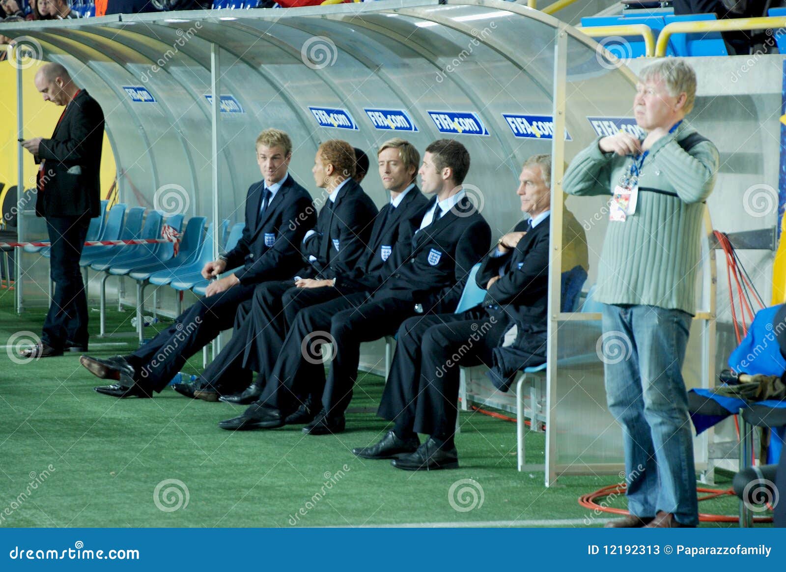 Watching the match editorial stock photo. Image of footwear - 12192313