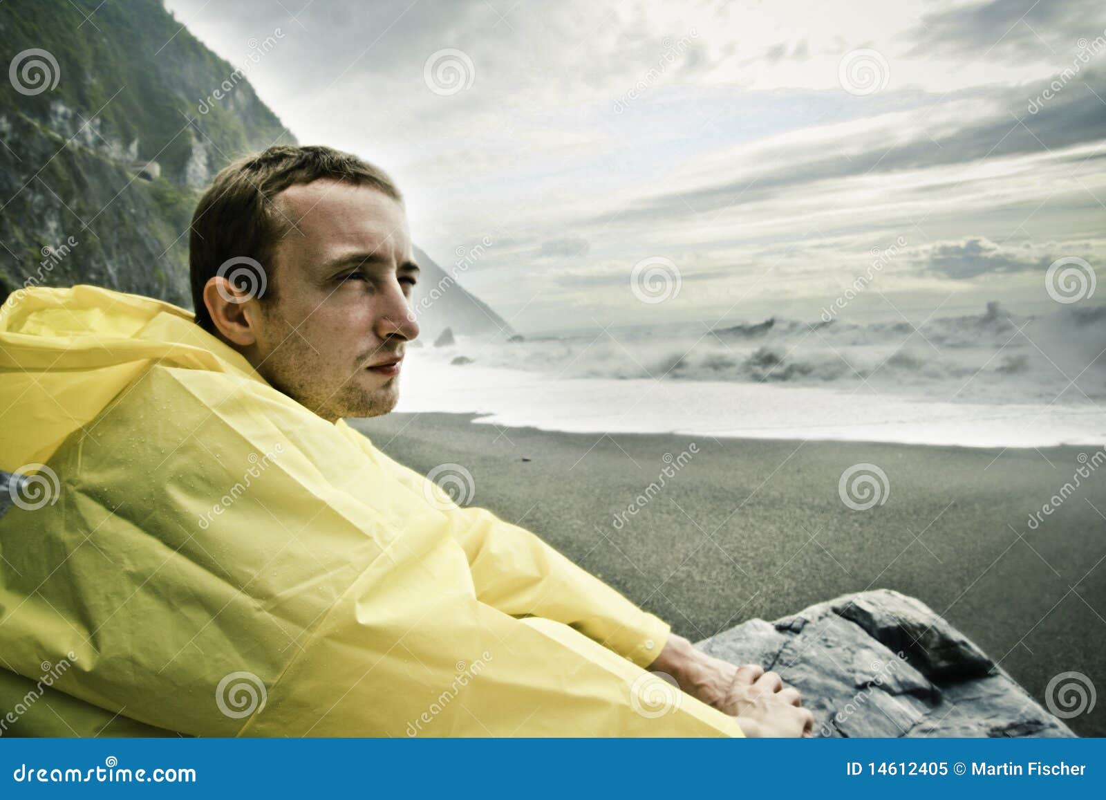 Watching the Ocean stock image. Image of lonesome, tides - 14612405