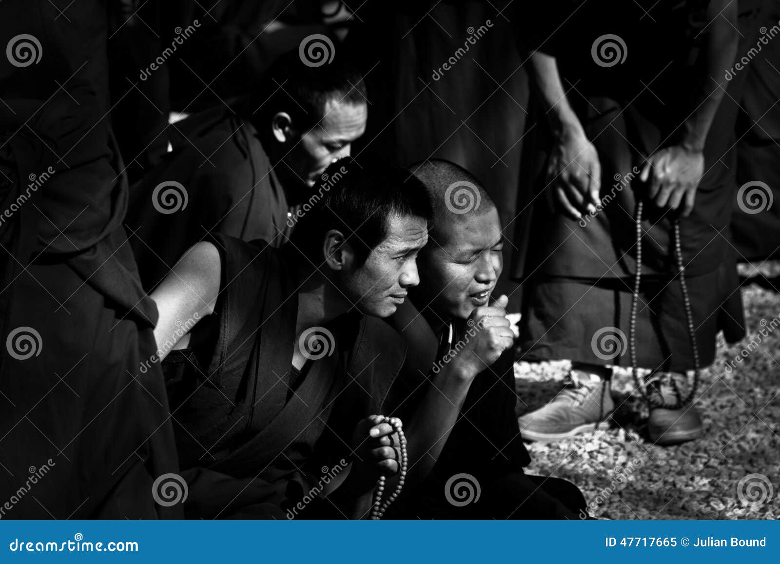 Watching Sera Monastery Debating Monks Lhasa Tibet Editorial Image ...