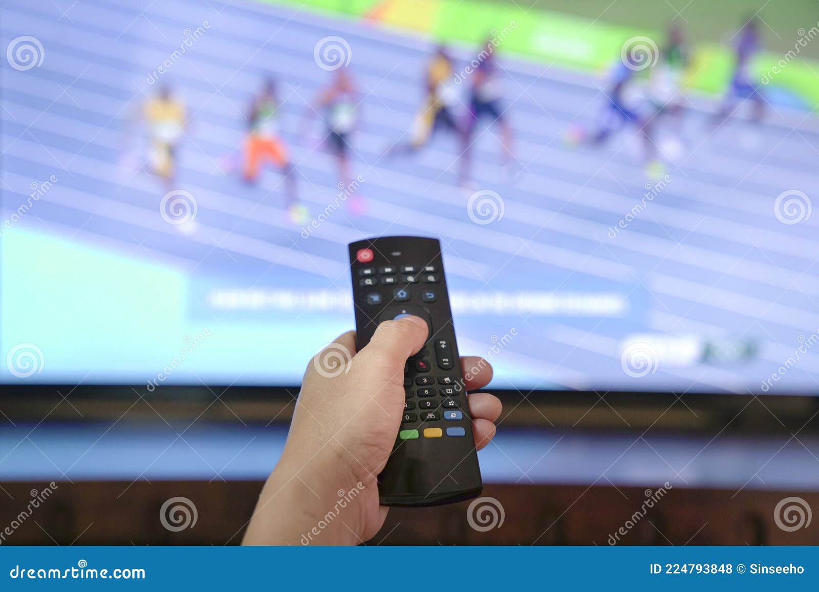 Close Up Of A TV Remote Control Royalty-Free Stock Photography ...