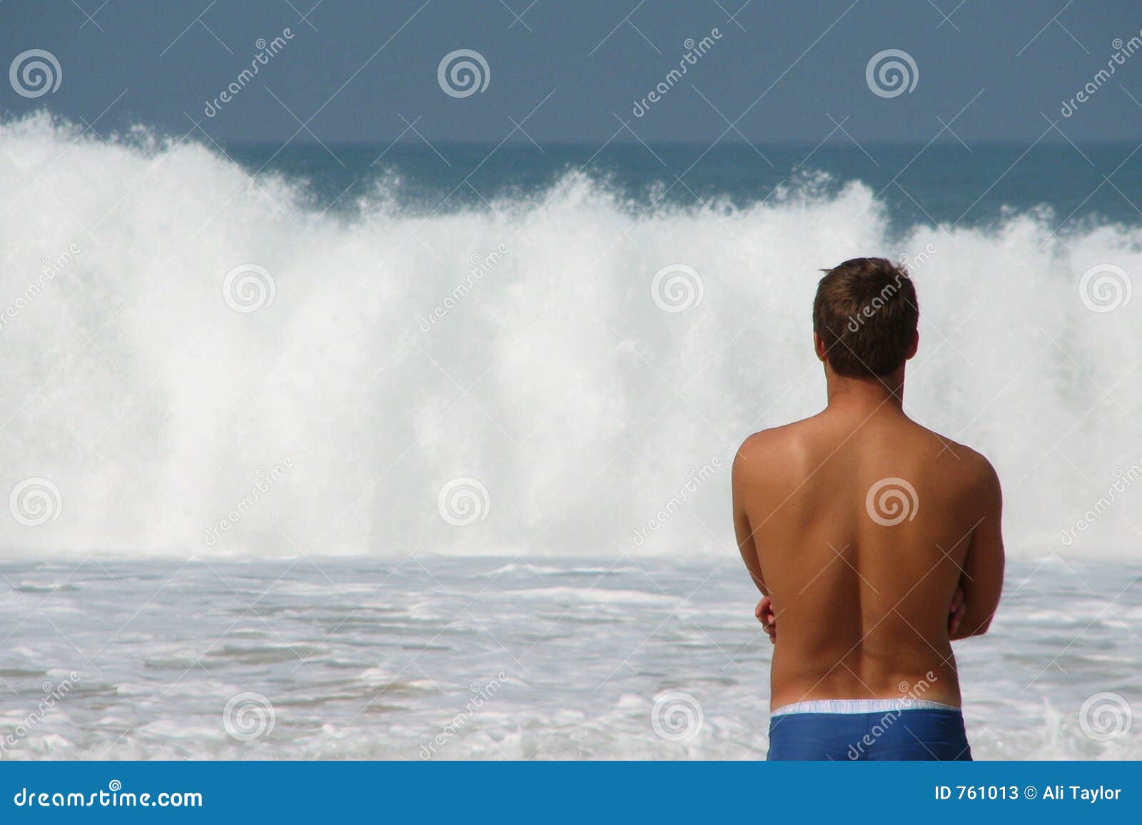 Watching surf stock image. Image of pose, surfing, coast - 761013