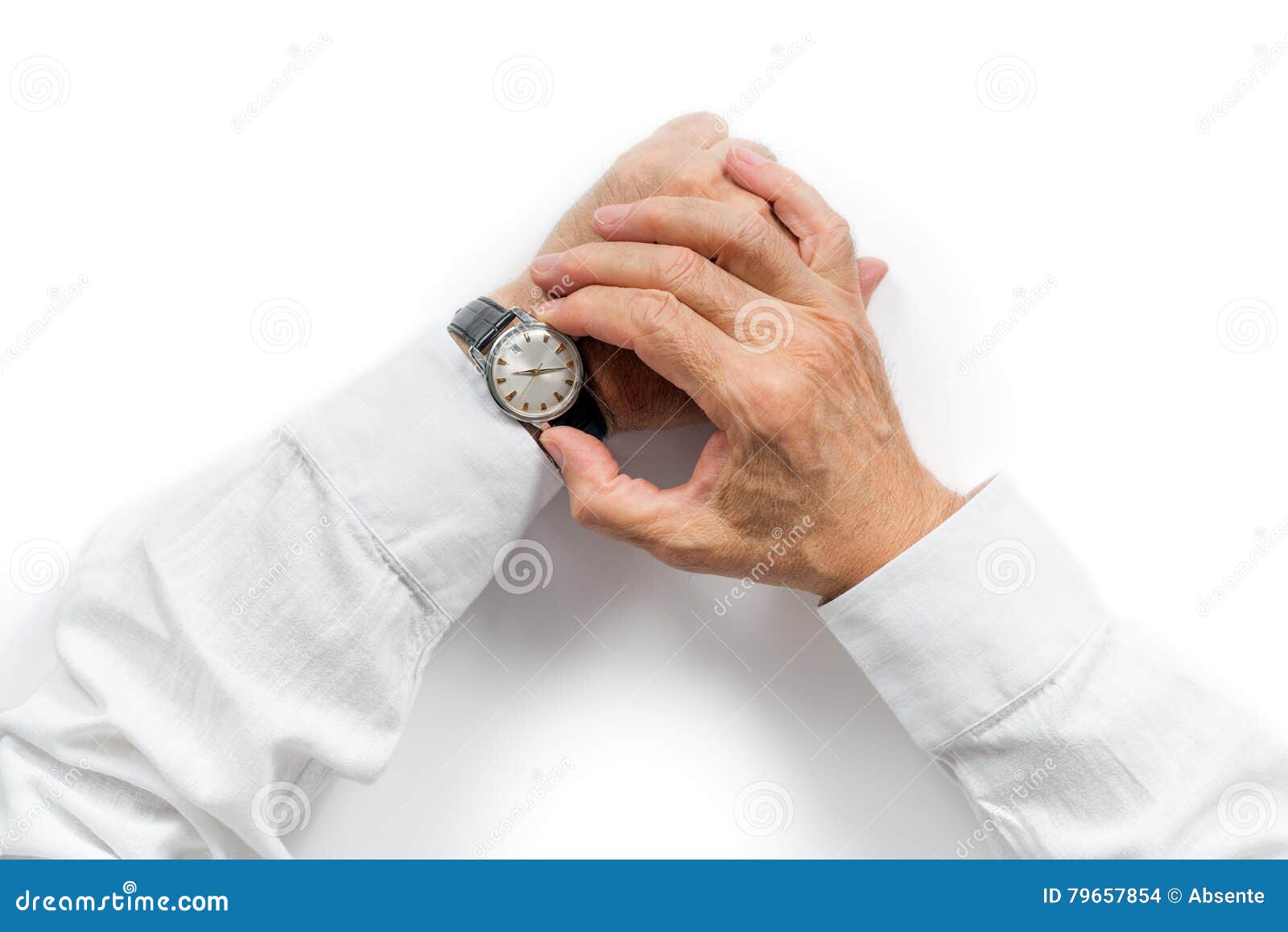 Watching the time stock photo. Image of skin, career - 79657854