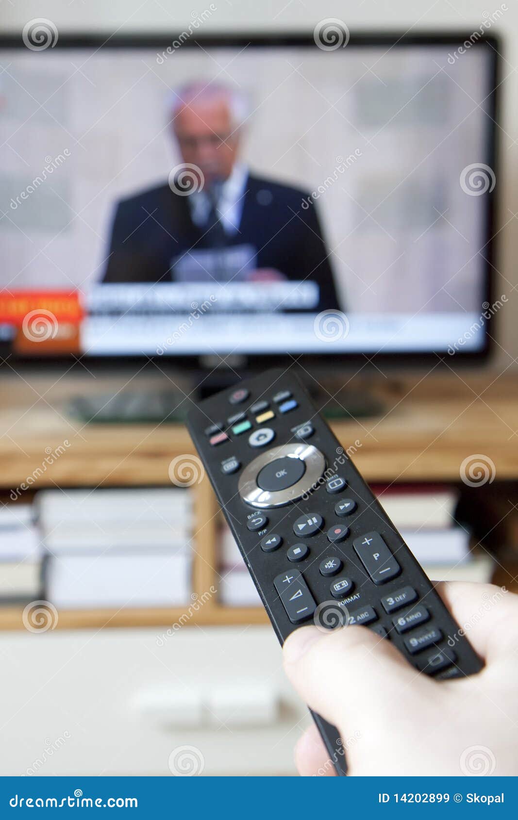 Watching tv stock image. Image of controller, channel - 14202899
