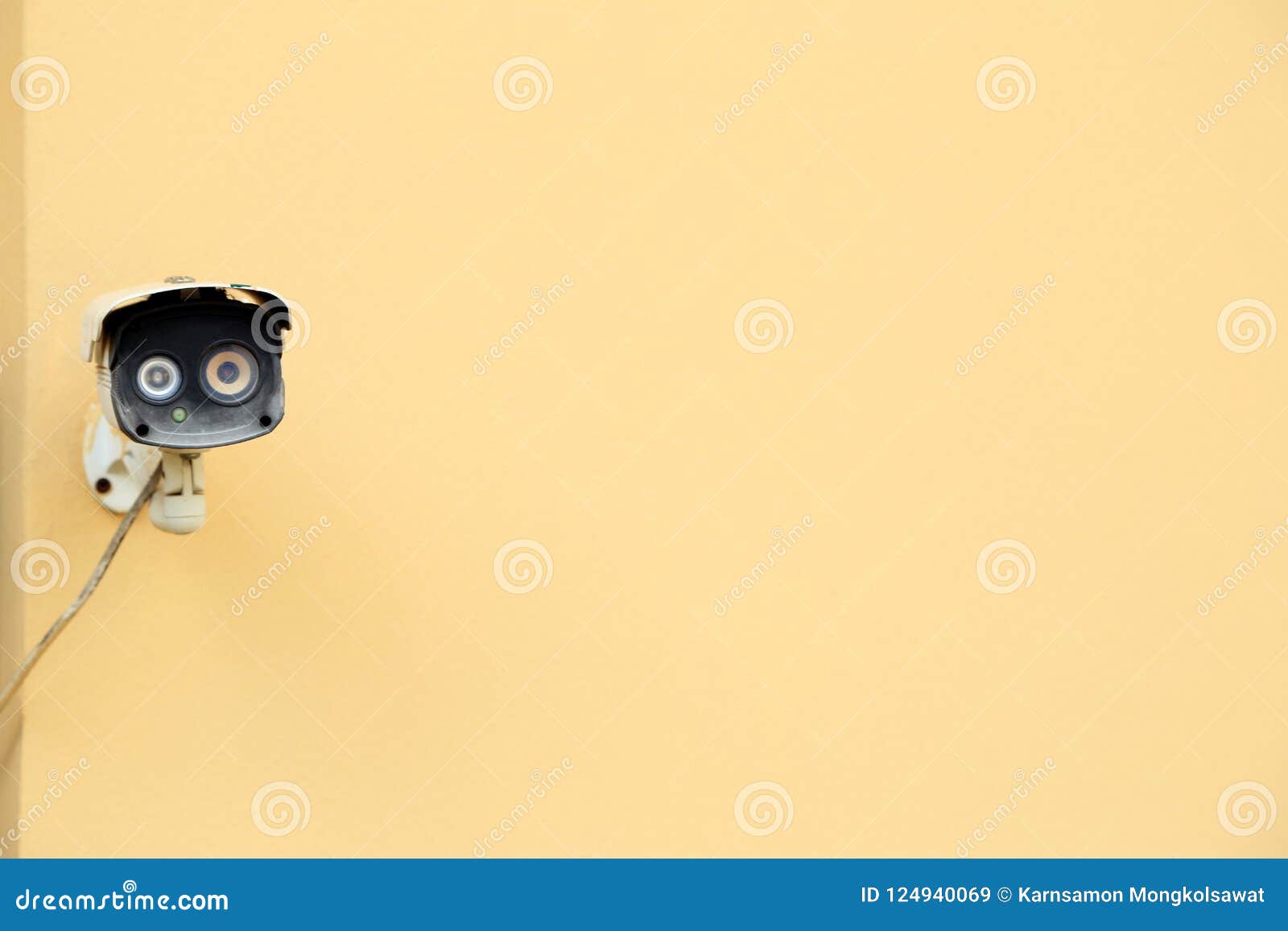 Watching You, Funny Face CCTV or Security Camera Installed on Th Stock ...