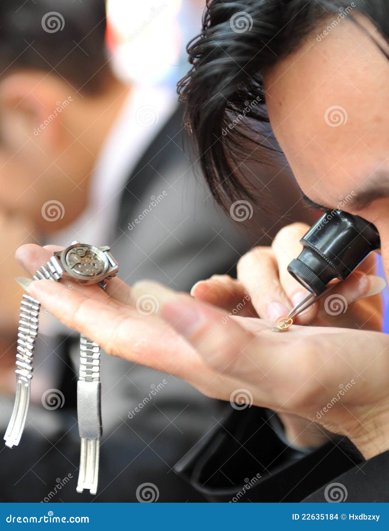 Watchmaker stock photo. Image of examine, minute, objects - 22635184