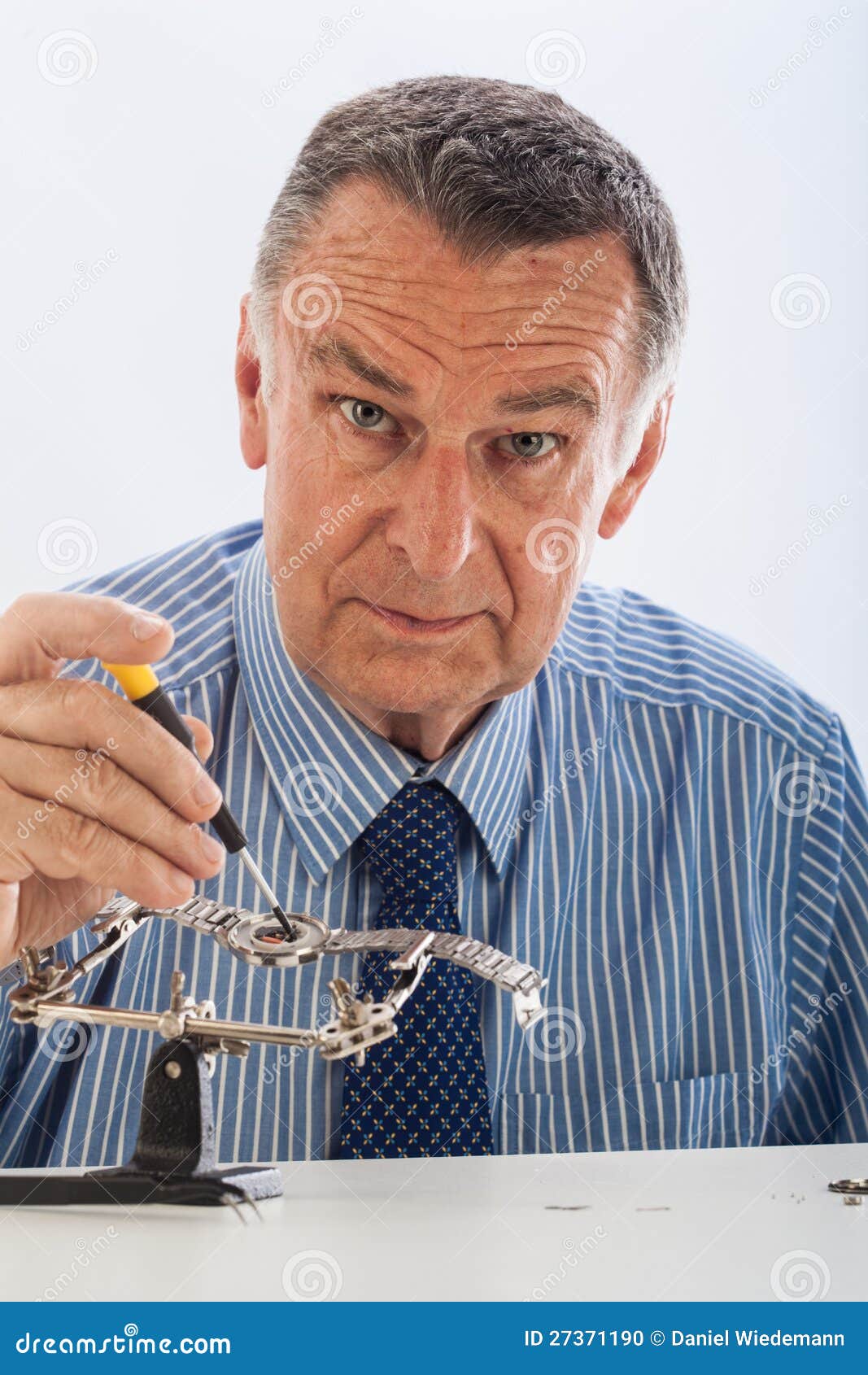 Watchmaker stock photo. Image of repair, watch, repairman - 27371190