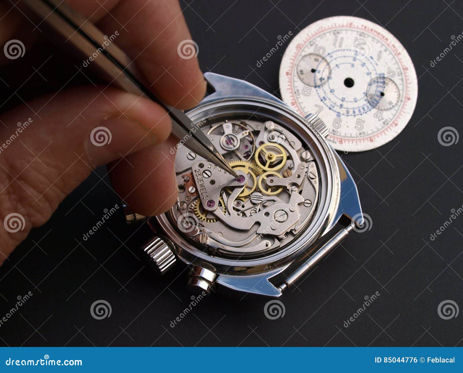 Watchmaker stock photo. Image of power, analog, minutes - 85044776