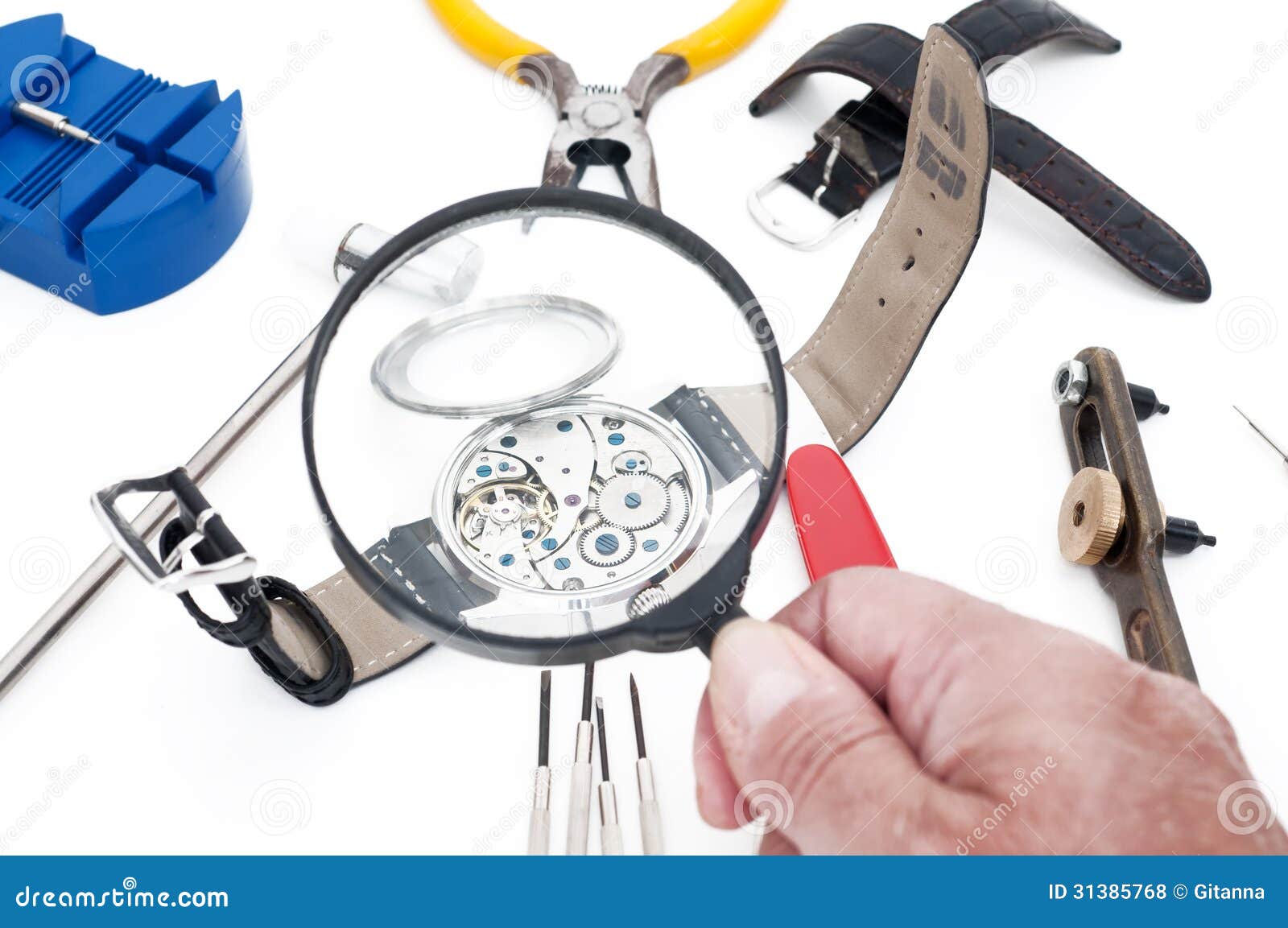 Watchmaker Tools stock photo. Image of object, antique - 31385768