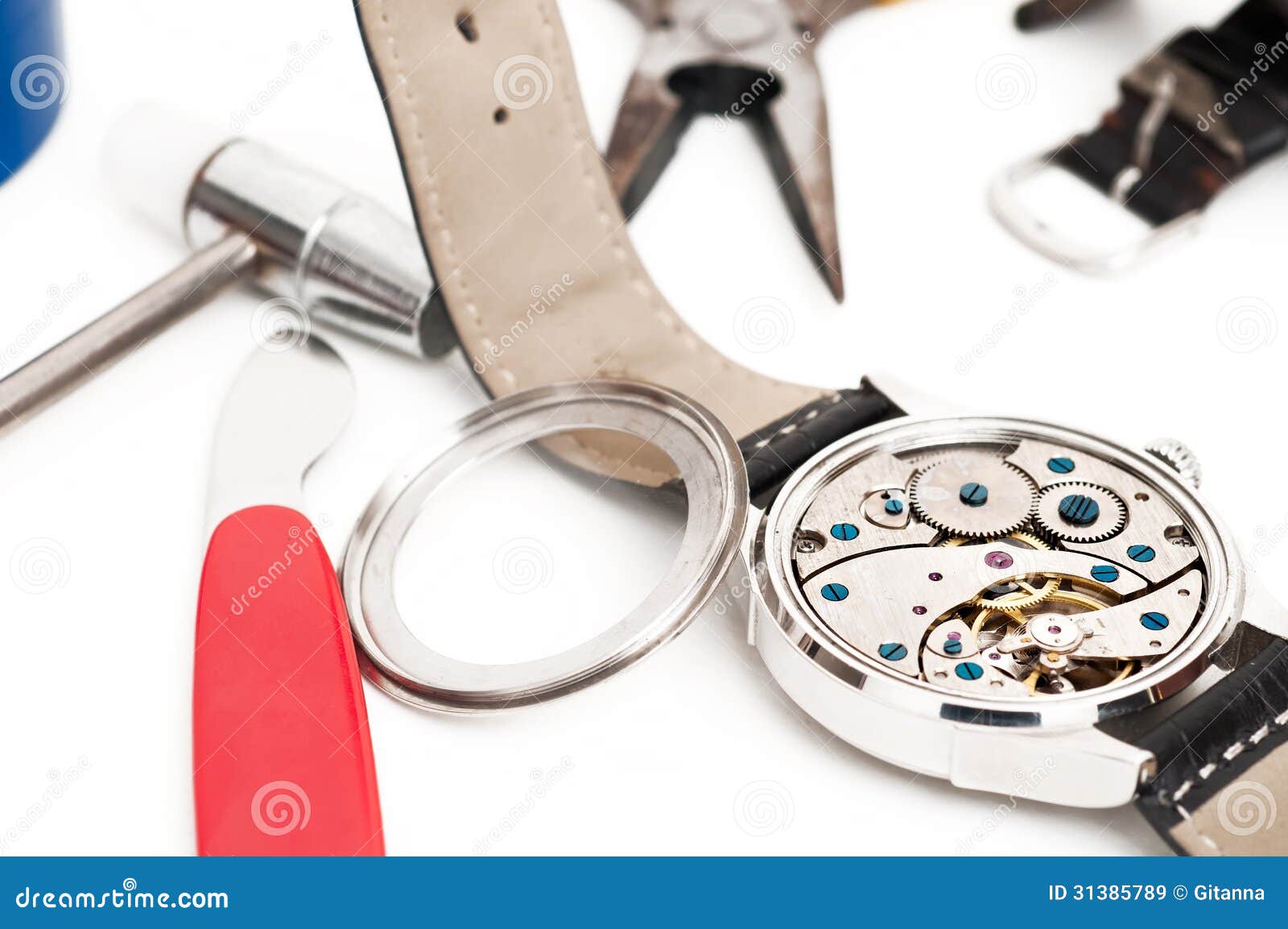 Watchmaker Tools stock image. Image of detail, craft - 31385789