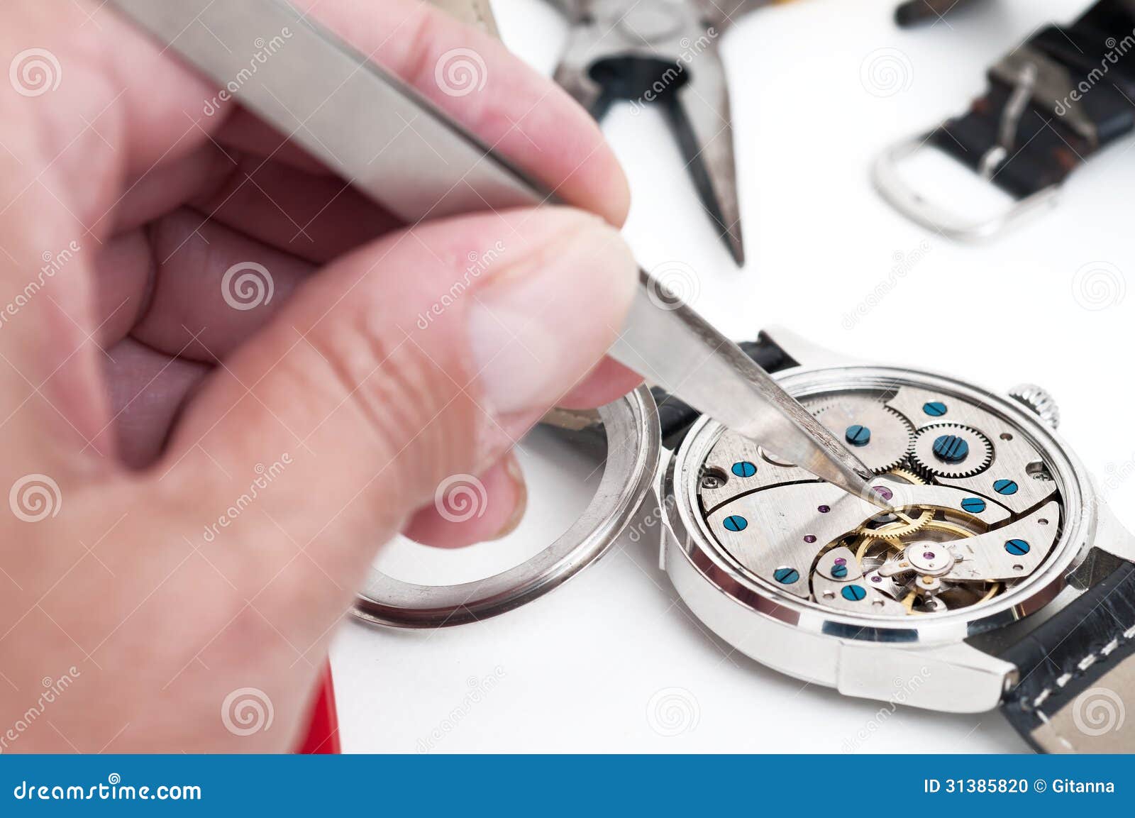Watchmaker Tools stock photo. Image of machinery, tools - 31385820
