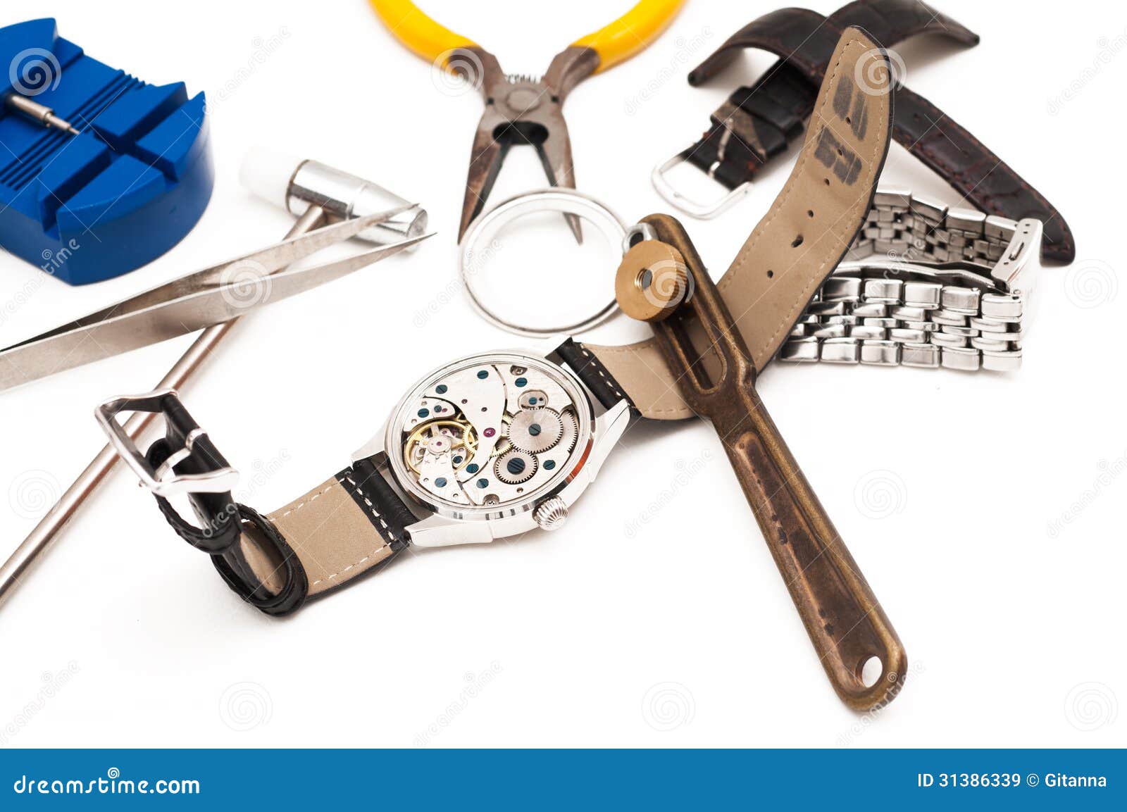 Watchmaker Tools stock image. Image of store, broken - 31386339