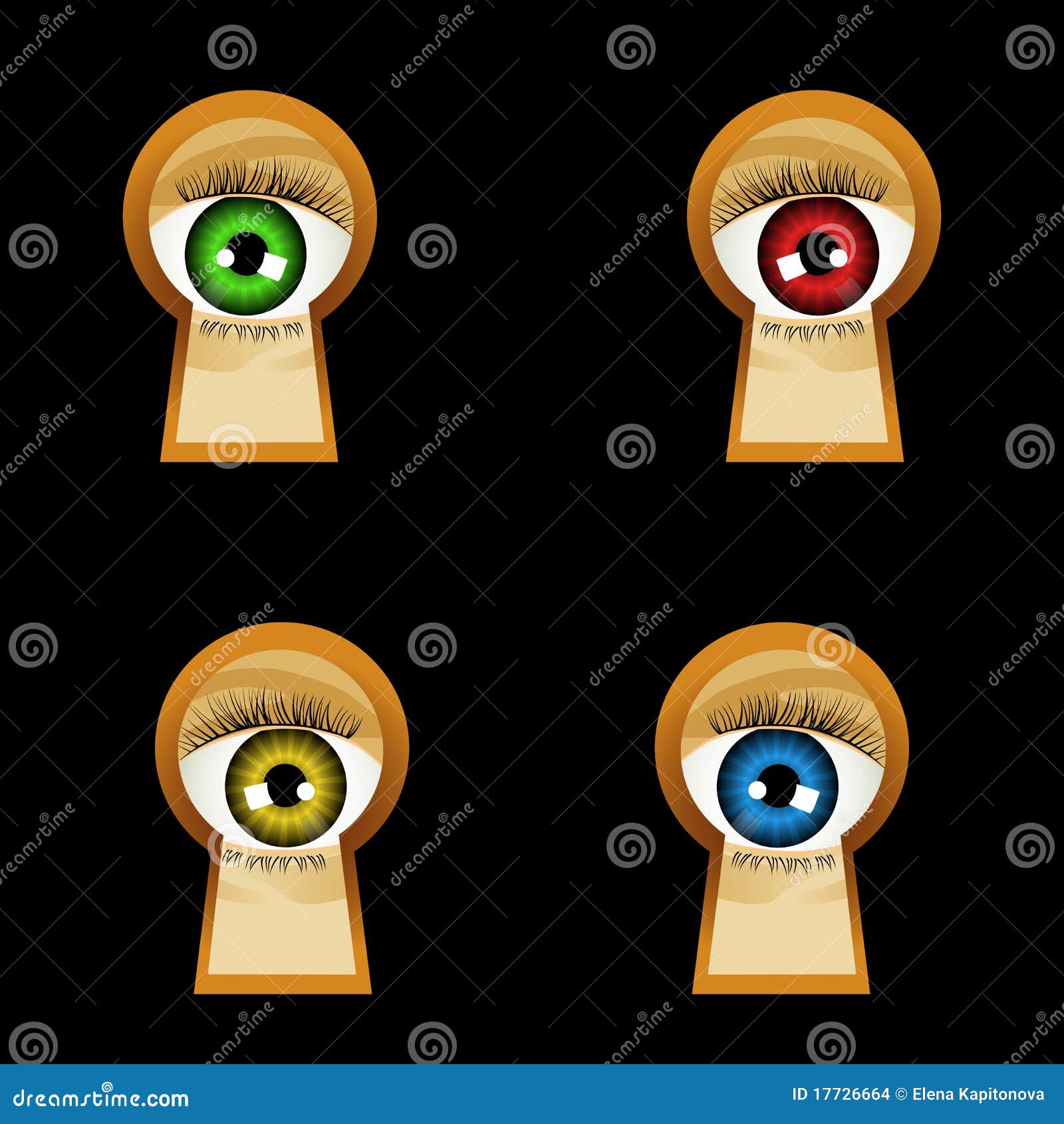 Watchman stock vector. Illustration of design, safety - 17726664