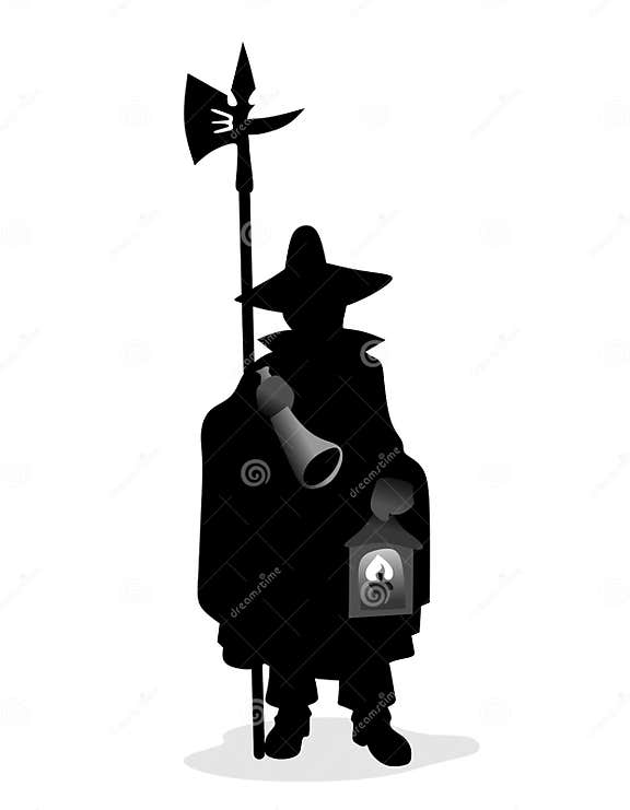 Watchman stock illustration. Illustration of abstract - 50041034