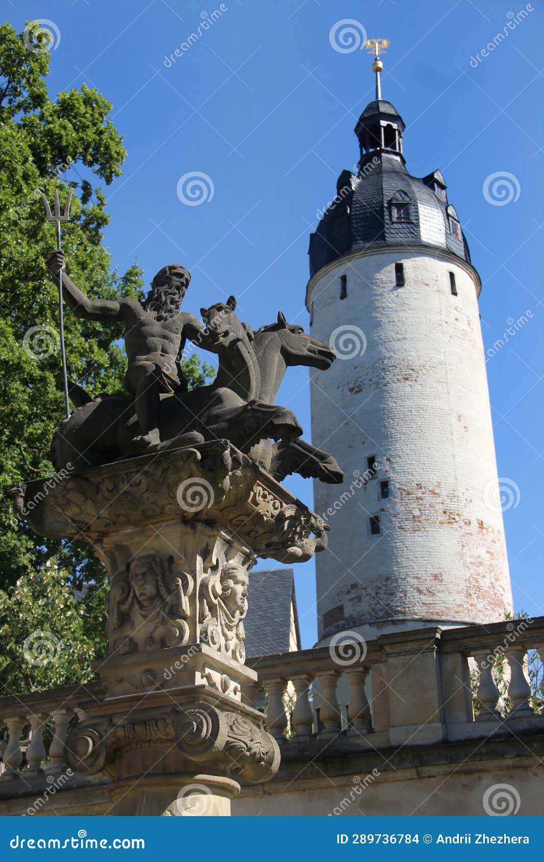 Watchman Tower of Altenburg Castle in Altenburg, Thuringia, Germany ...