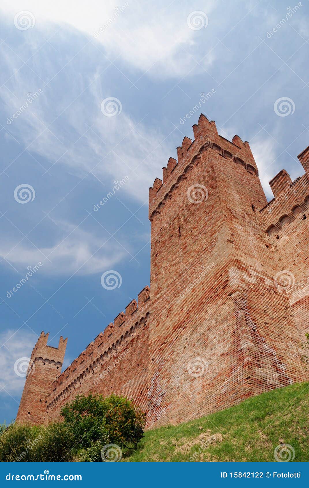 Watchtower stock photo. Image of green, meadow, castle - 15842122