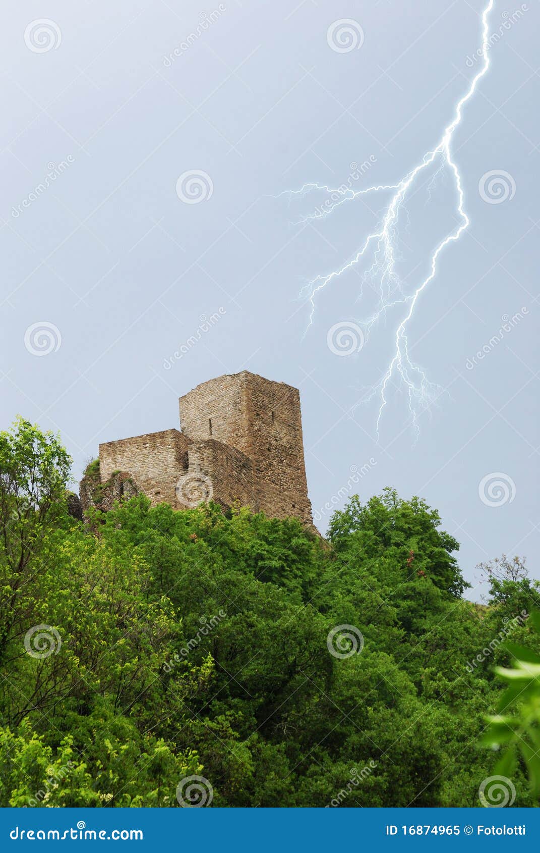 Watchtower stock image. Image of electricity, blizzard - 16874965