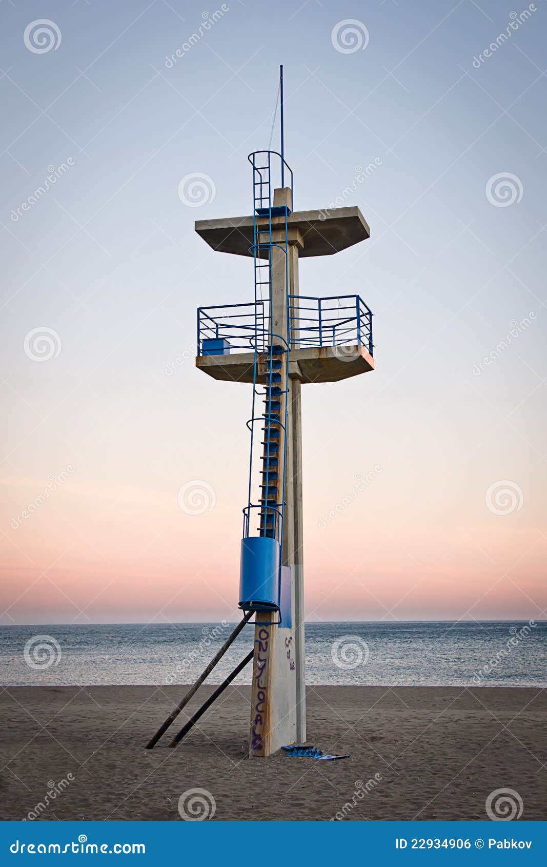 Watchtower stock photo. Image of shore, rescue, beach - 22934906