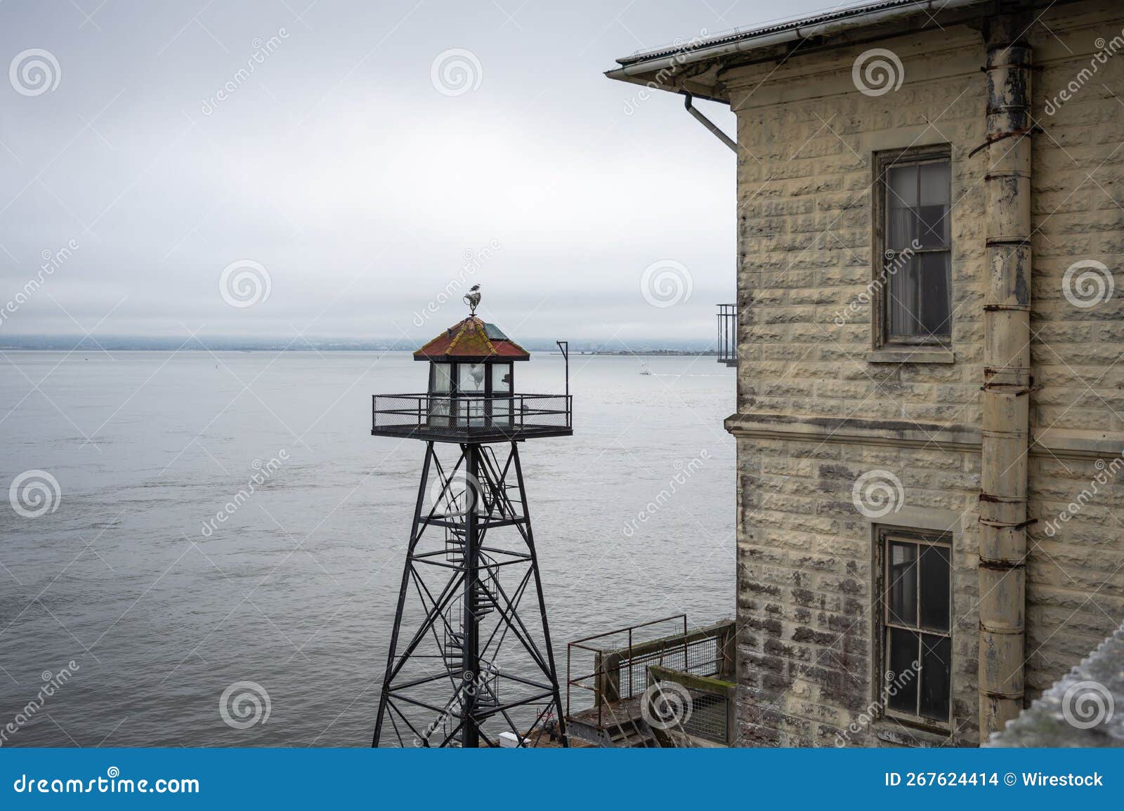 Alcatraz Watchtower Royalty-Free Stock Image | CartoonDealer.com #26758348