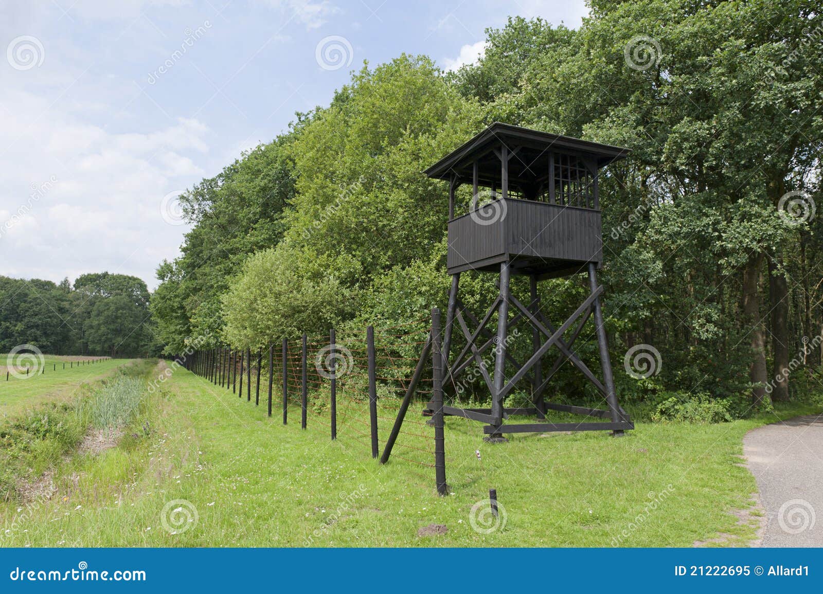 Watchtower at Former Concentration Camp Westerbork Editorial Image ...