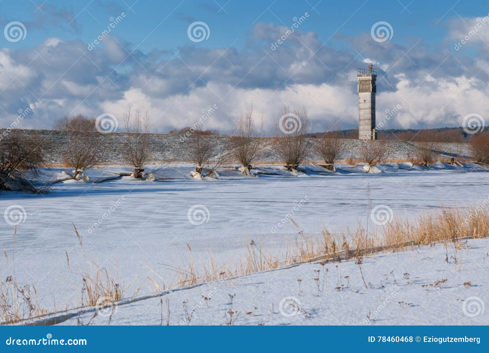 Watchtower at the Former Inner German Border Stock Photo - Image of ...