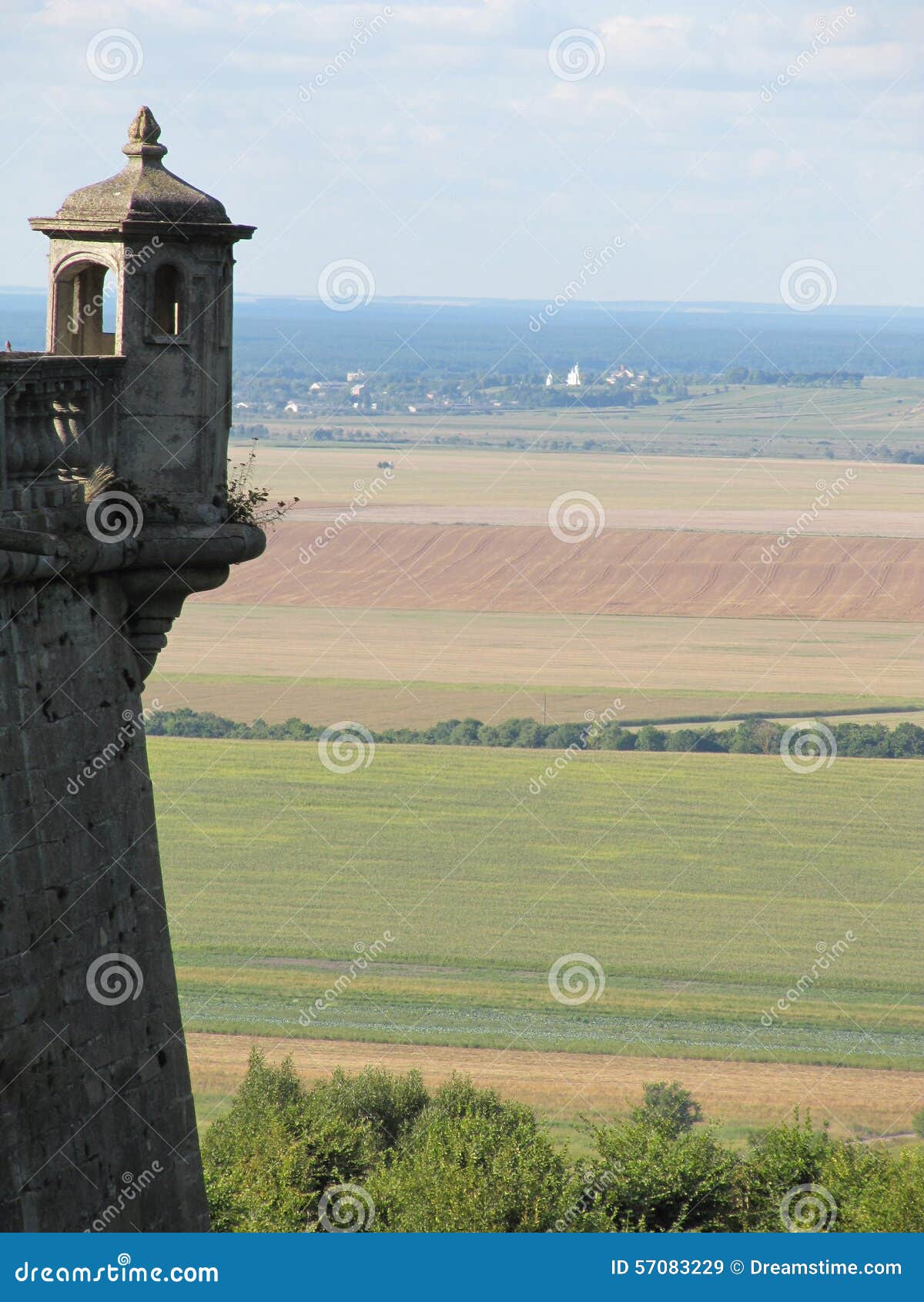 Watchtower stock image. Image of castle, edifice, field - 57083229