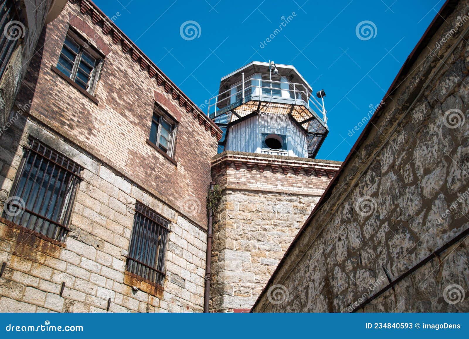 Watchtower for Prison Guards at the Eastern State Penitentiary ...