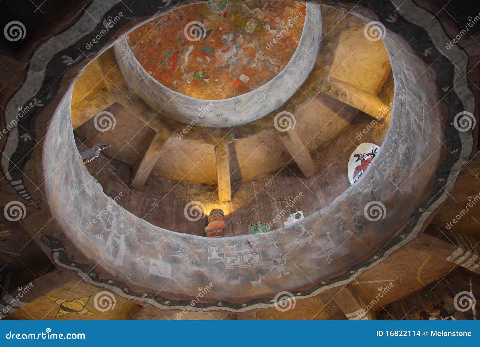 Watchtower wall art stock photo. Image of interior, balconies - 16822114