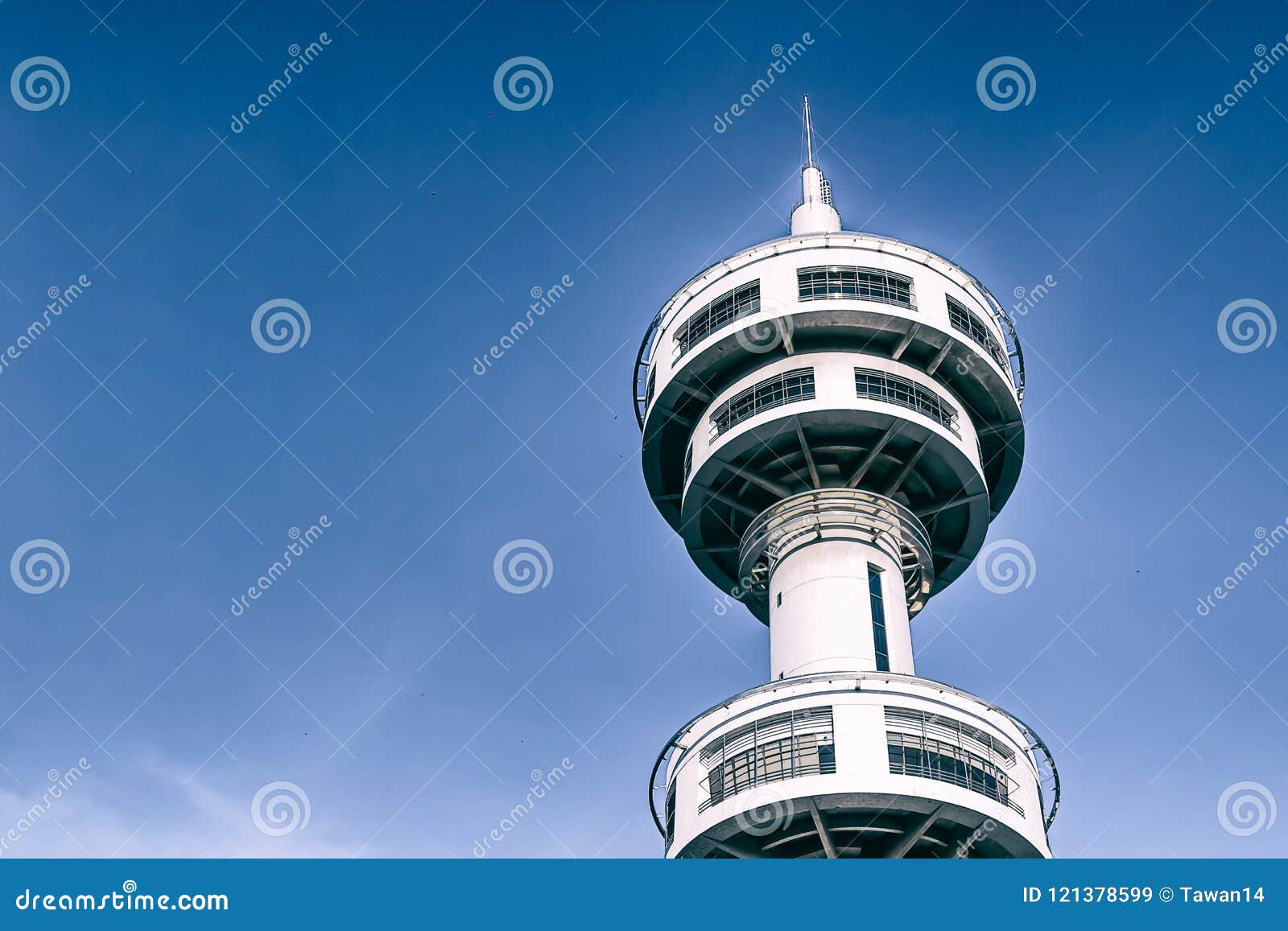 Watchtower stock image. Image of blue, watchtower, thailand - 121378599