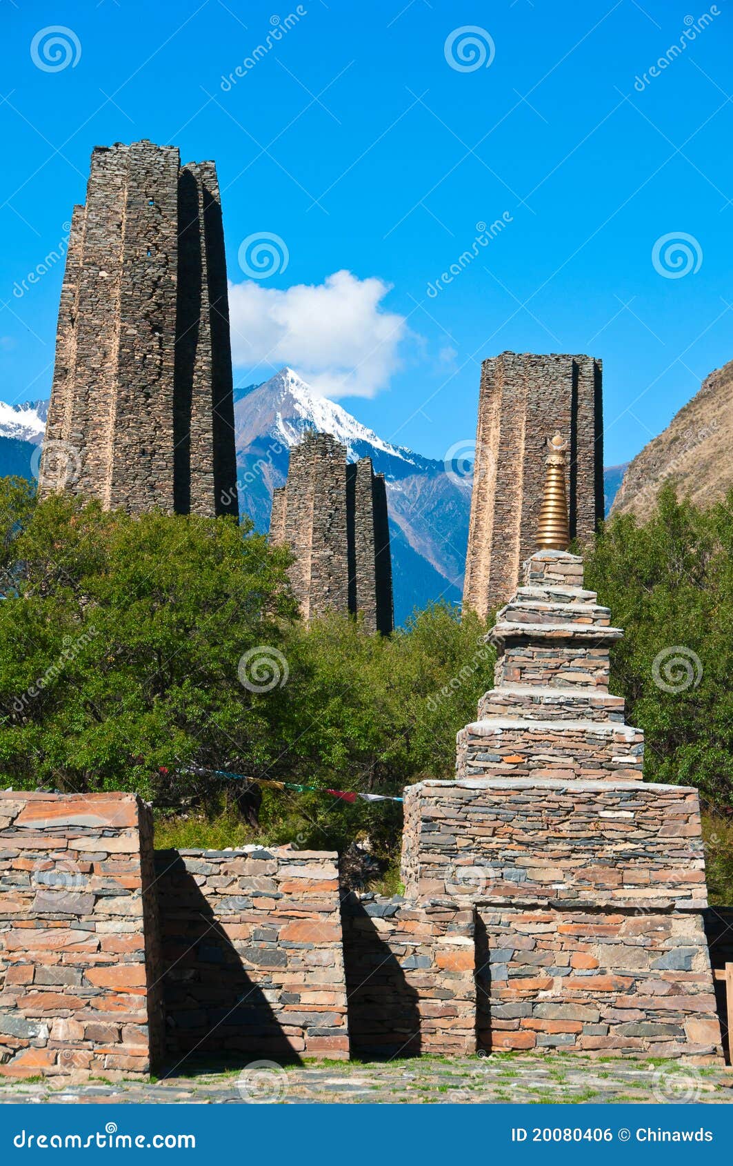 Watchtowers stock photo. Image of looked, watchtowers - 20080406