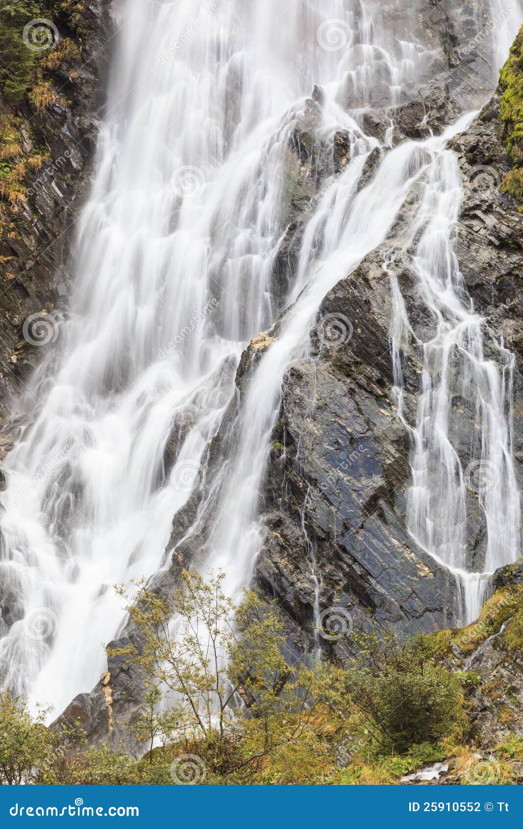 Watefall stock photo. Image of running, beauty, cliffs - 25910552
