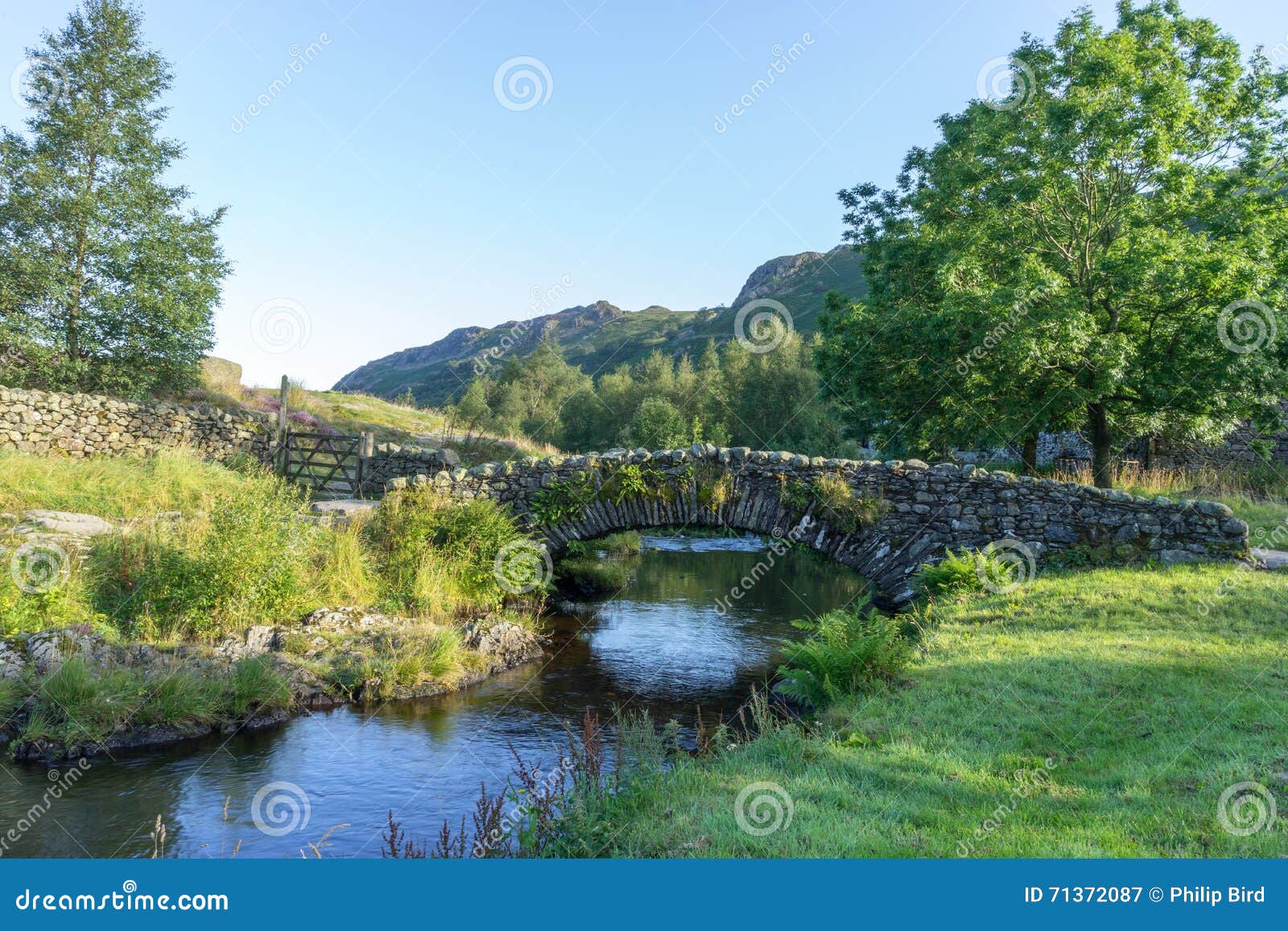 WATENDLATH, LAKE DISTRICT/ENGLAND - AUGUST 31 : Watendlath Bridge in ...