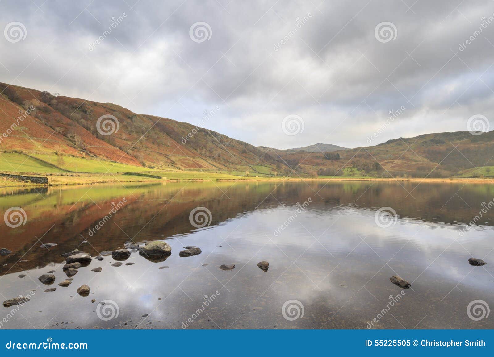 Watendlath Tarn stock image. Image of lake, creek, ashness - 55225505