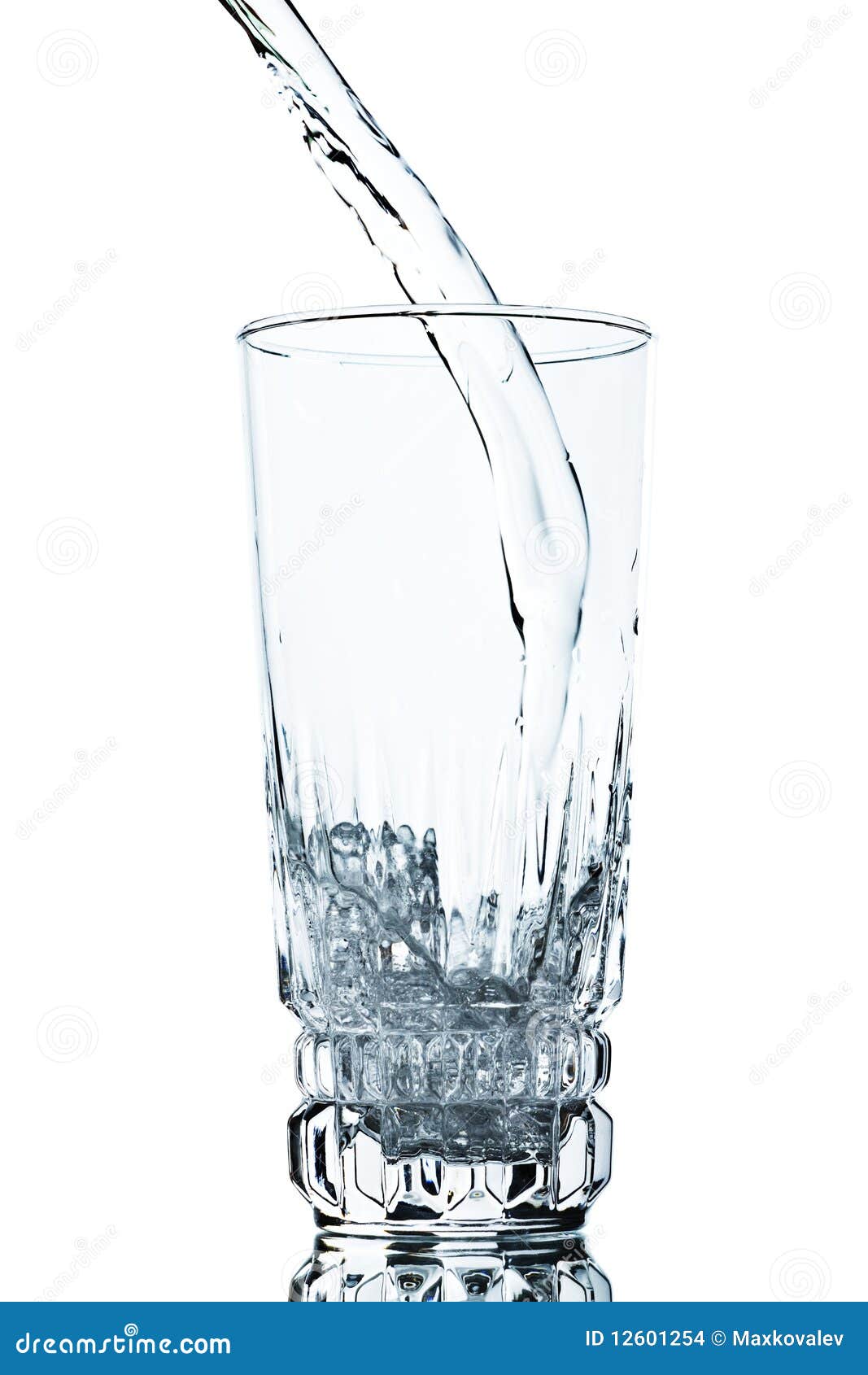 Water stock photo. Image of liquid, frozen, isolated - 12601254