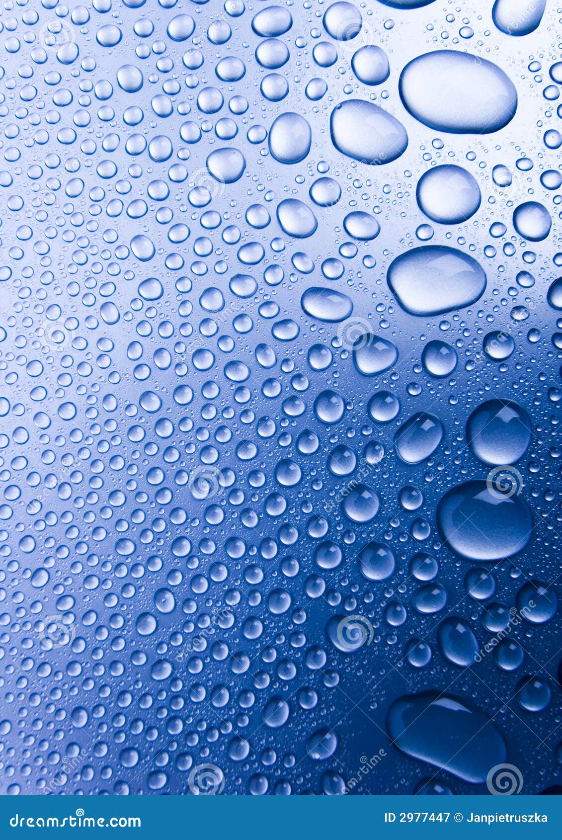 Water stock image. Image of rain, blue, gloss, beautiful - 2977447