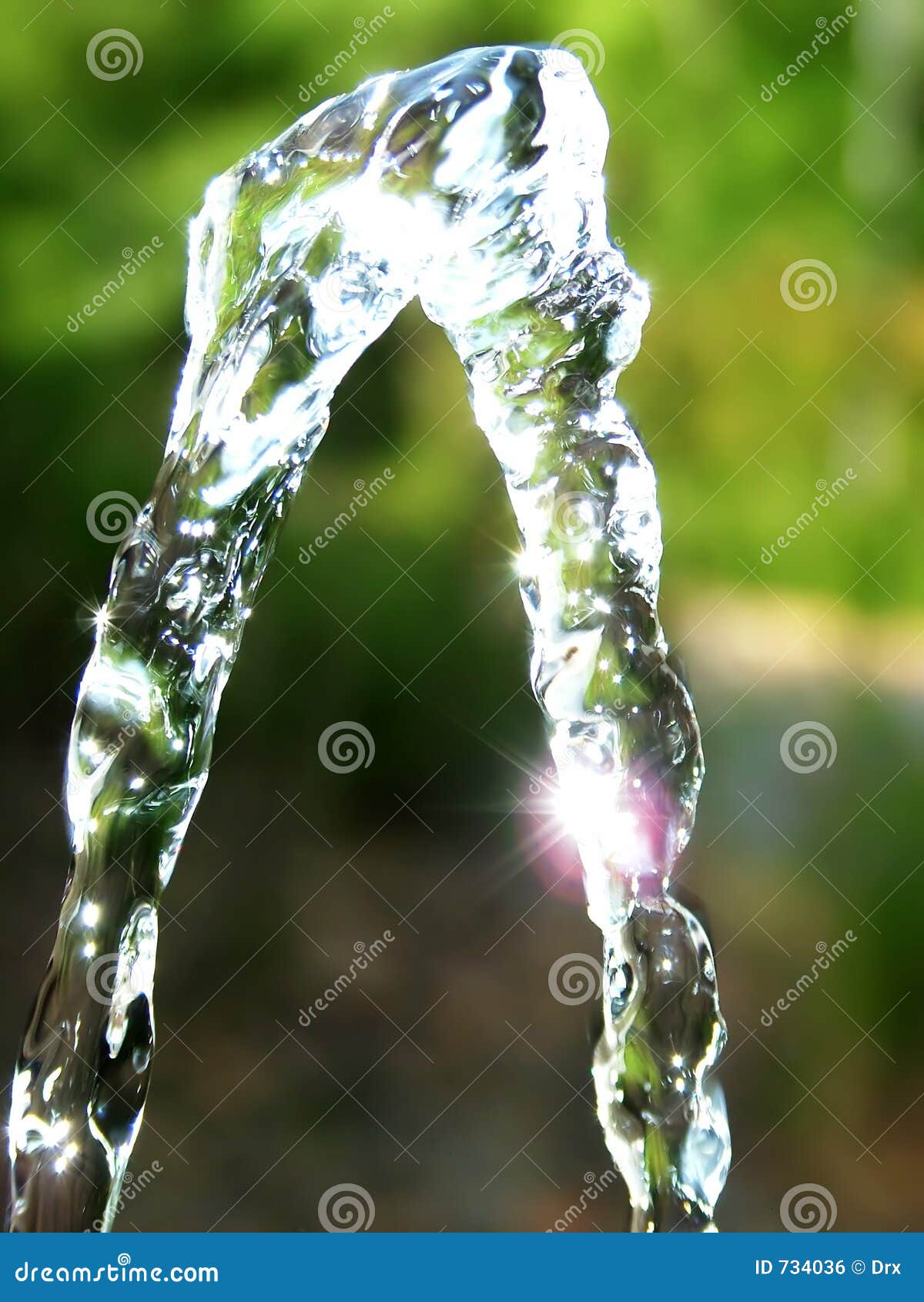 Water stock photo. Image of drops, reflection, drop, stream - 734036