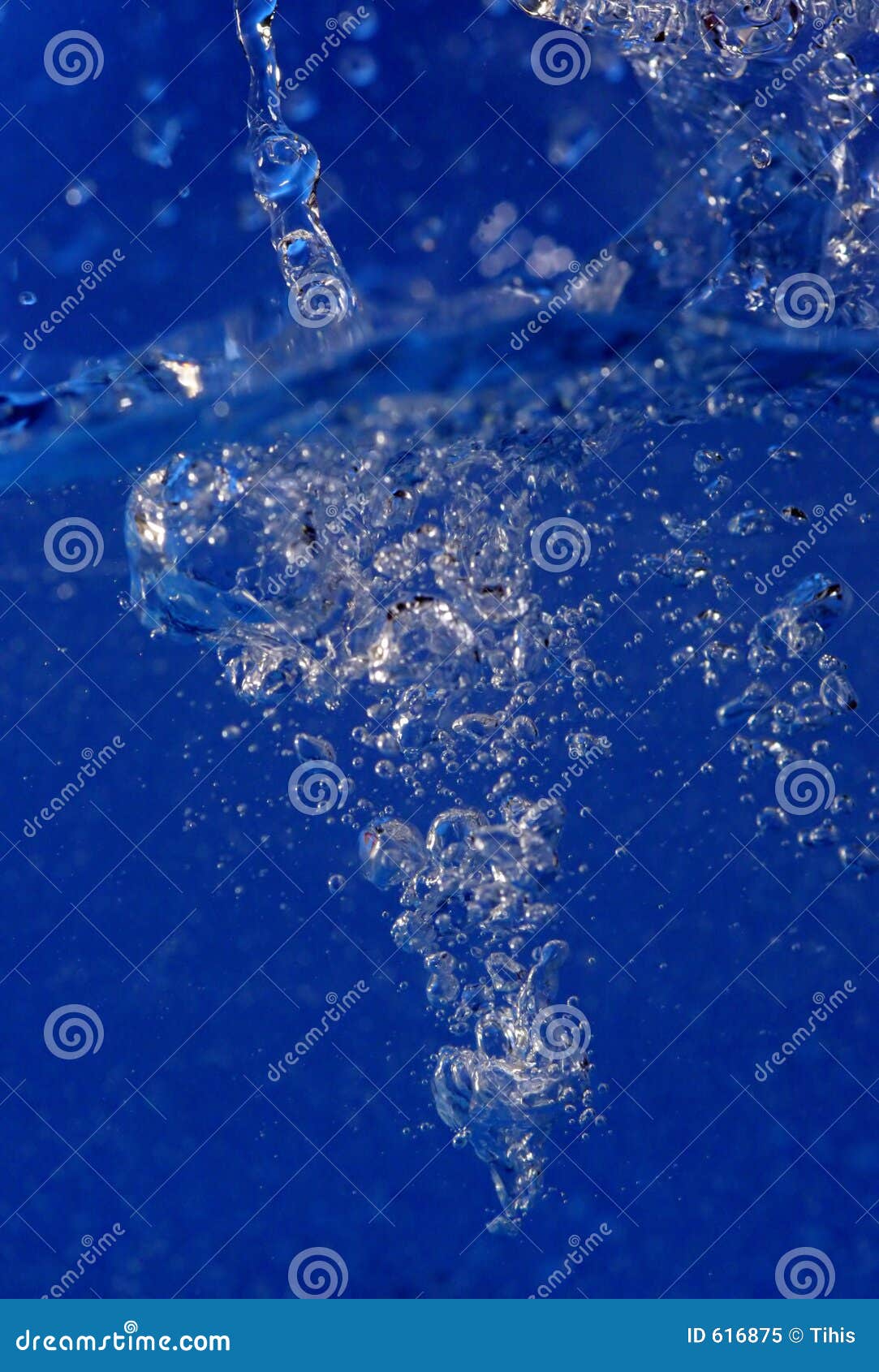 Water abstract stock image. Image of refreshing, bubbles - 616875