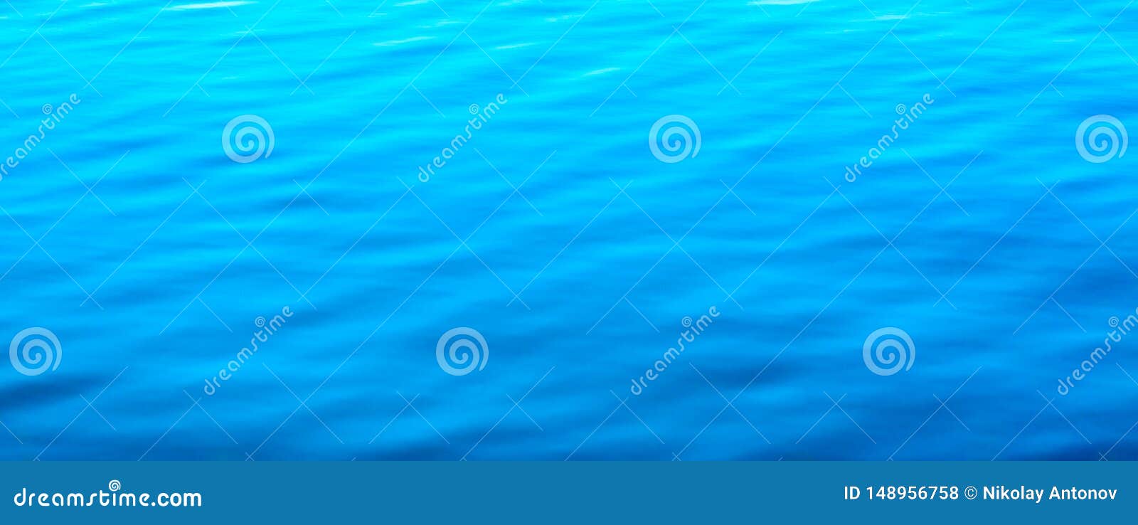 Water Abstract Background. Blue Water Ripples Texture Pattern Stock ...