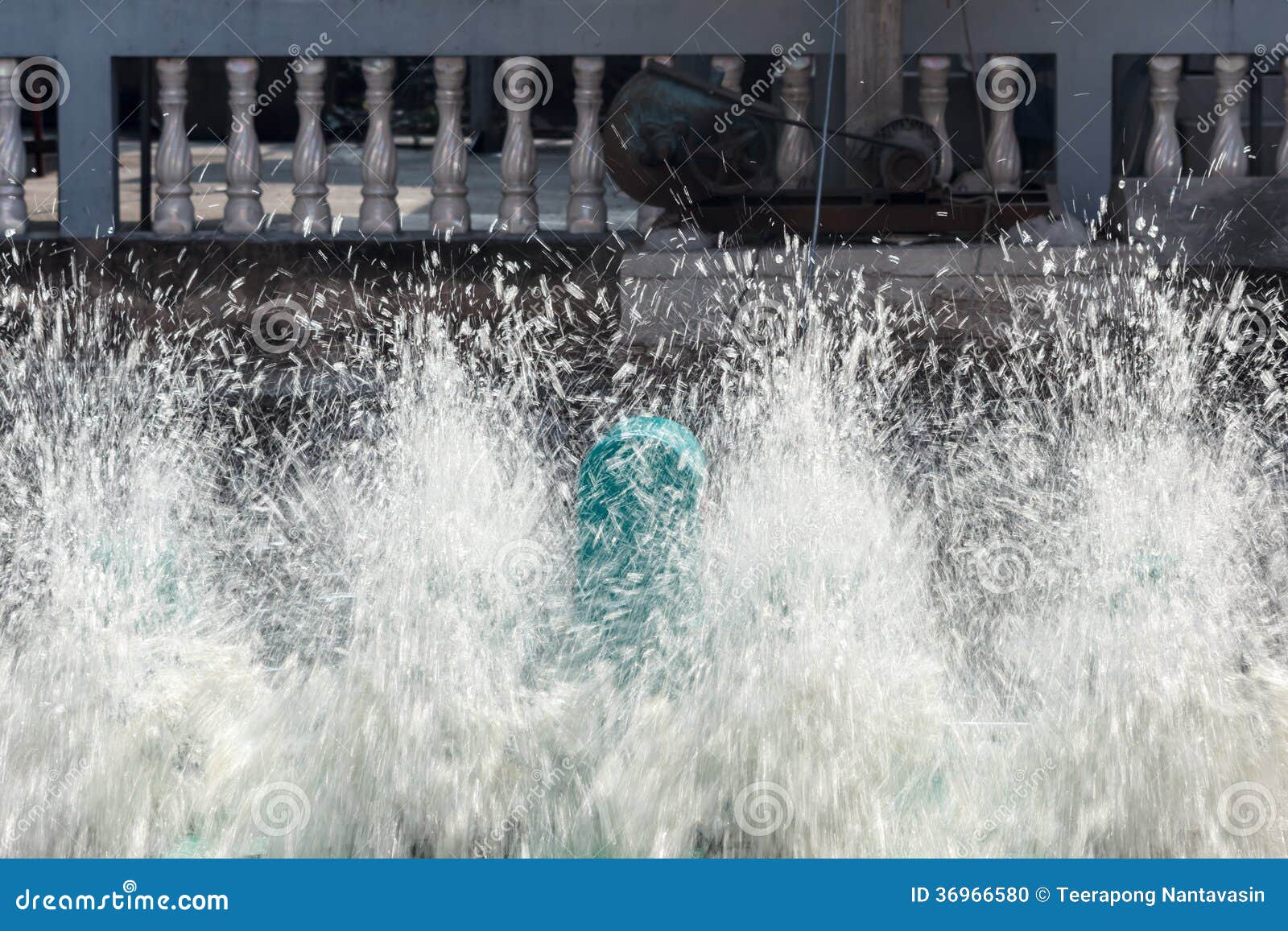 Water aeration stock photo. Image of waste, thailand - 36966580