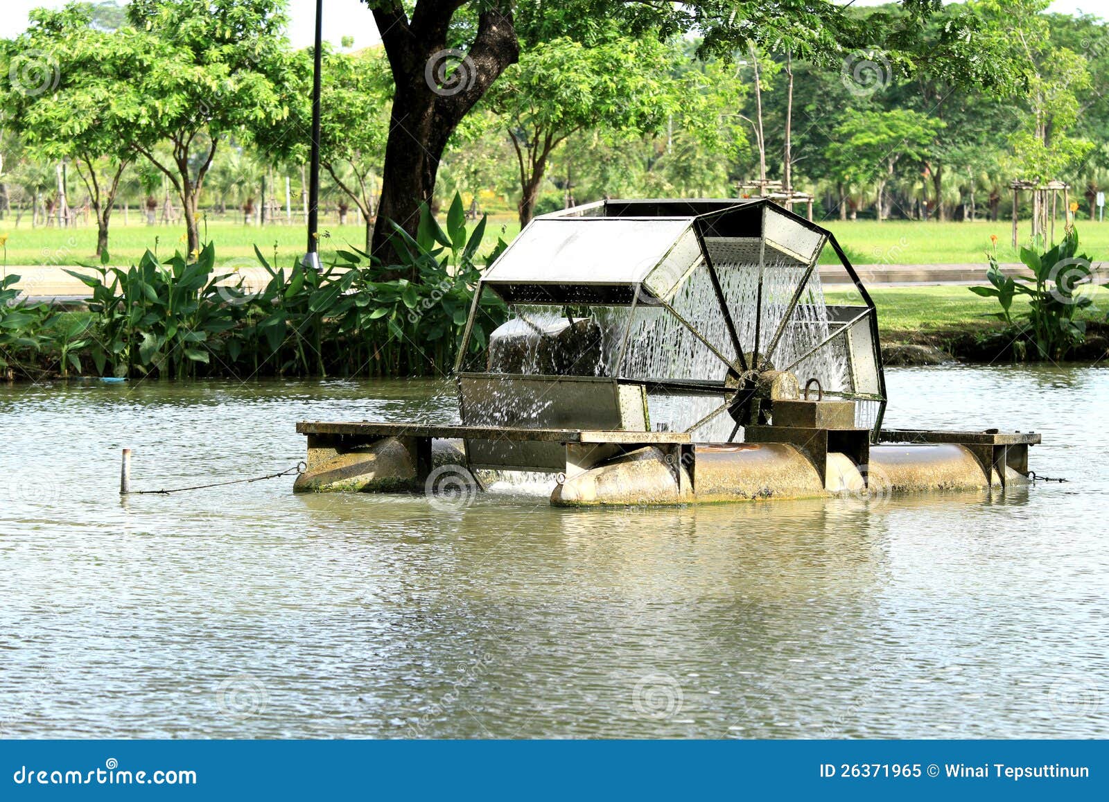 Water aerator stock image. Image of sewage, industry - 26371965