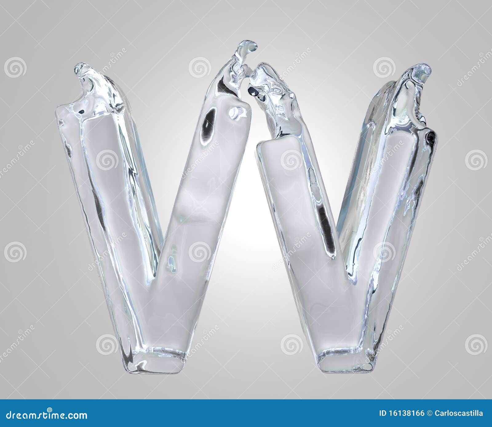 Water Alphabet. Water Letters Set. Royalty-Free Stock Photography ...