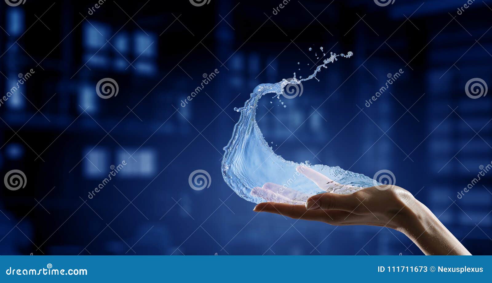 Water as life source stock image. Image of nature, palm - 111711673