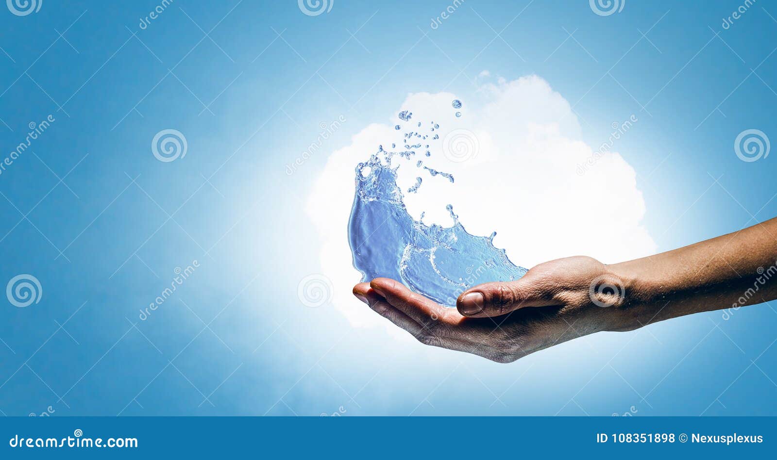 Water as life source stock photo. Image of recycle, human - 108351898