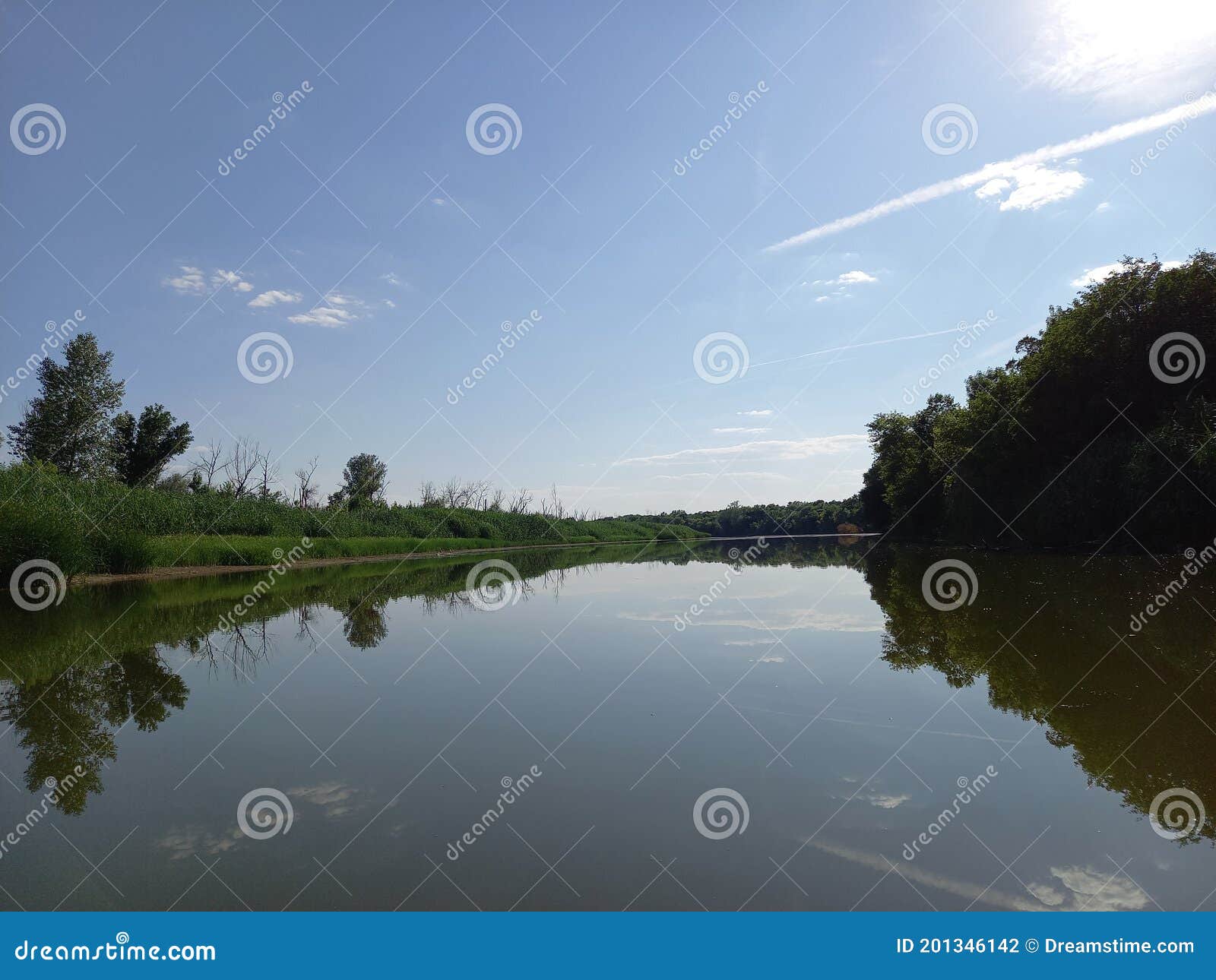 The water as a mirror stock photo. Image of lake, reflection - 201346142