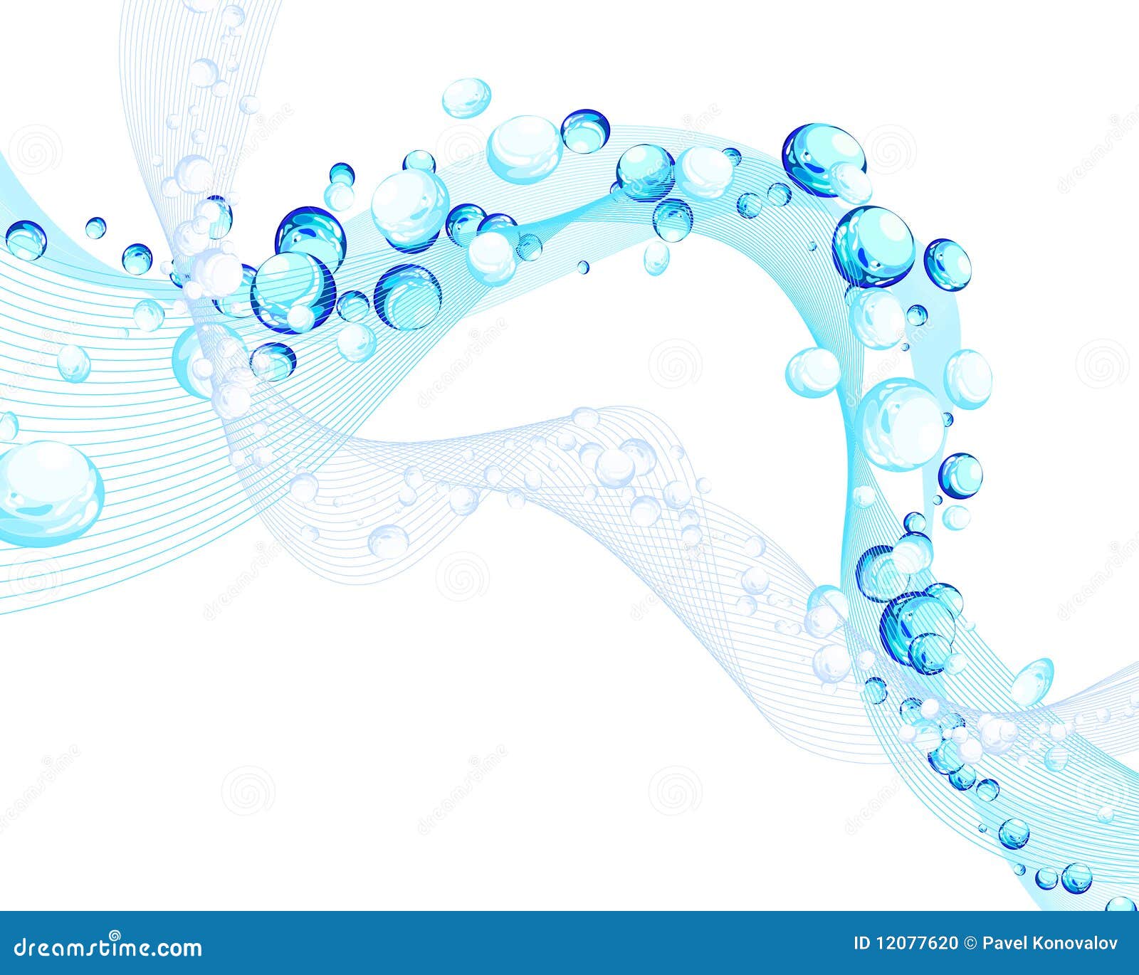 Water background stock vector. Illustration of flowing - 12077620