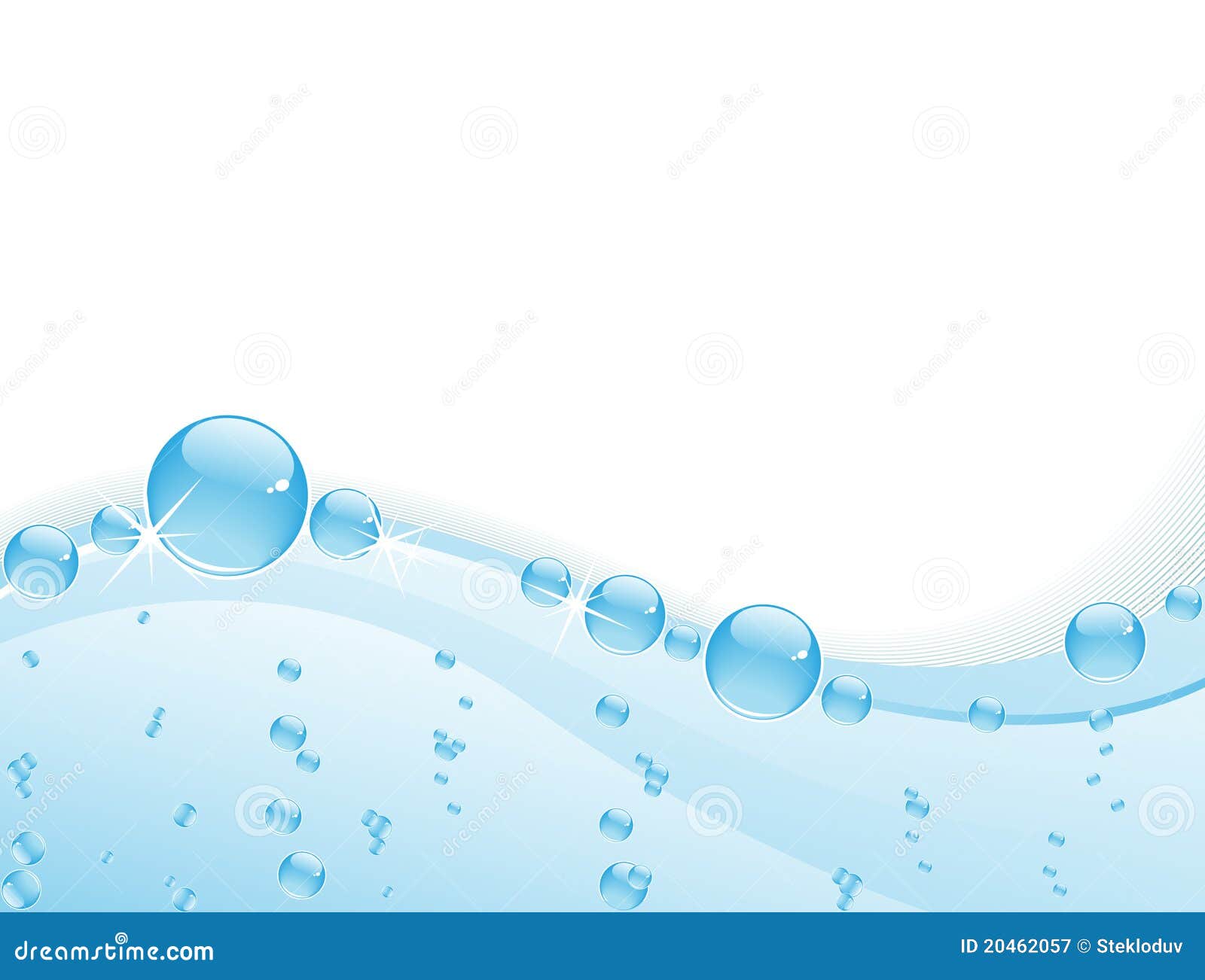 Water background stock vector. Illustration of flowing - 20462057