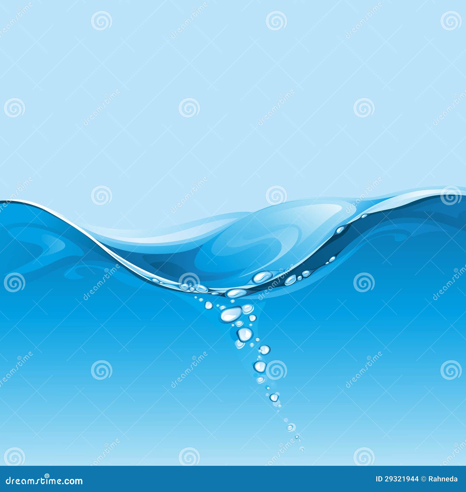 Water background. stock vector. Illustration of beauty - 29321944