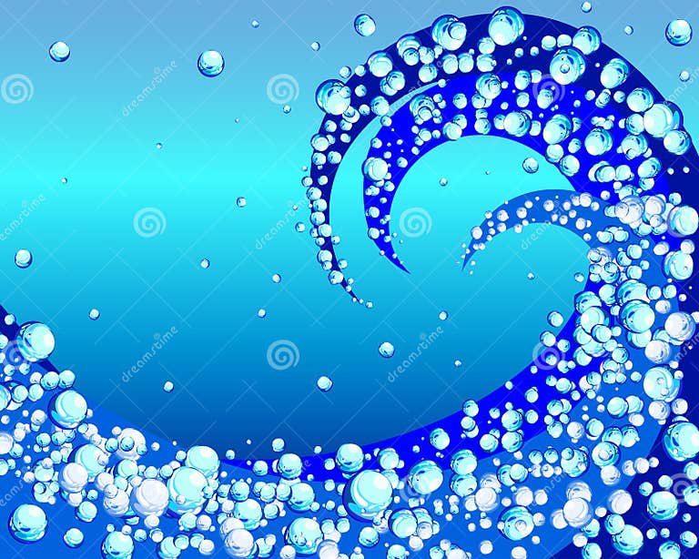 Water background stock vector. Illustration of clean, cool - 8443932